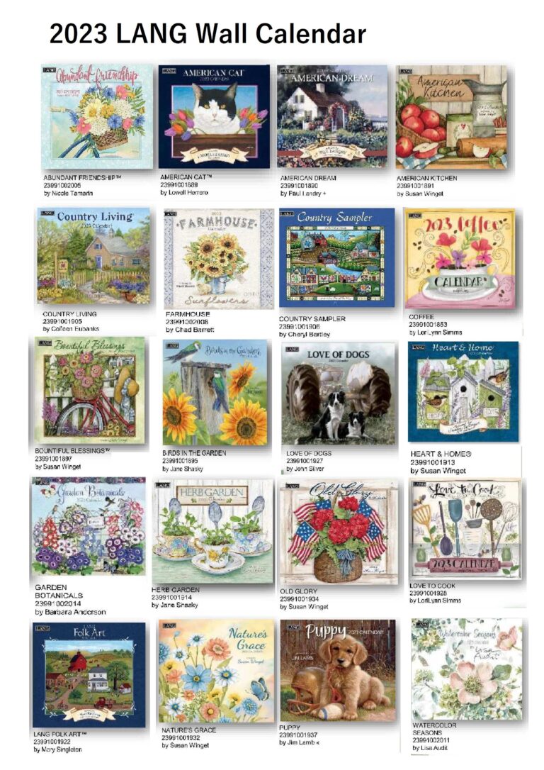 Lang Wall Calendars 2023null